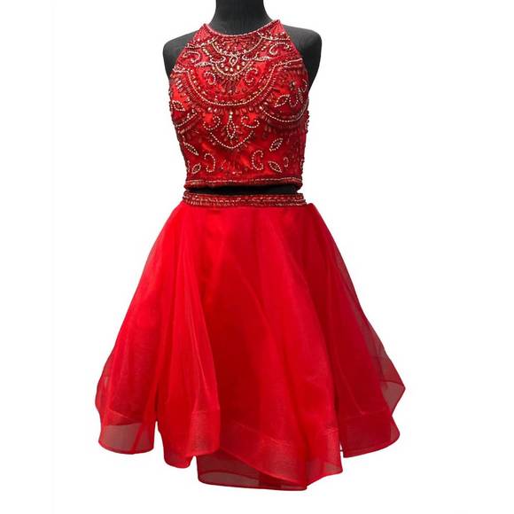 SPLASH PROM | Dresses | New Splash Prom Beaded Embellished Twopiece ...
